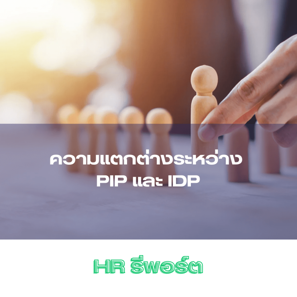 ความแตกต่างระหว่าง PIP และ IDP – HR รีพอร์ต